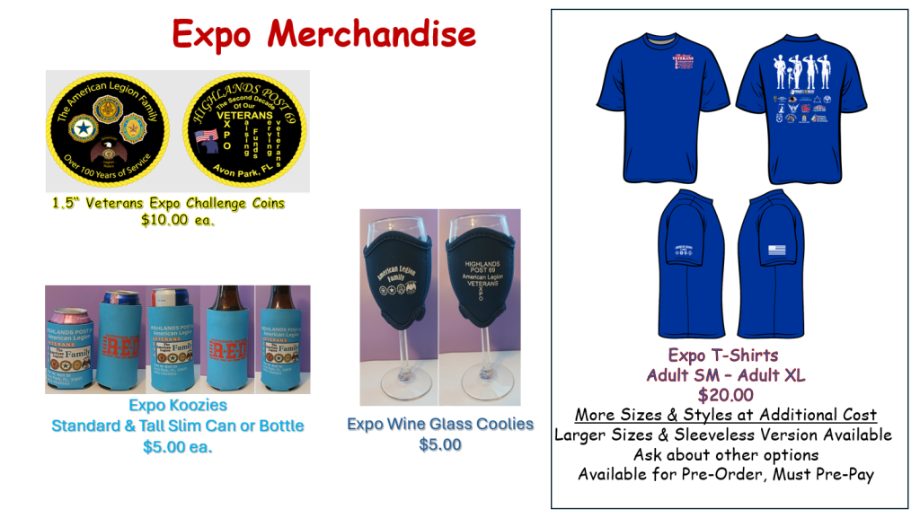 Expo Merchandise – Welcome